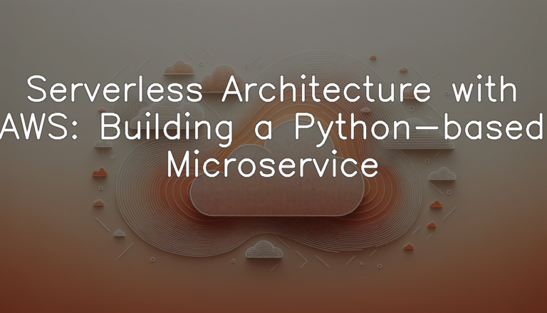 Serverless Architecture With Aws Building A Python Based Microservice Data Rodeo