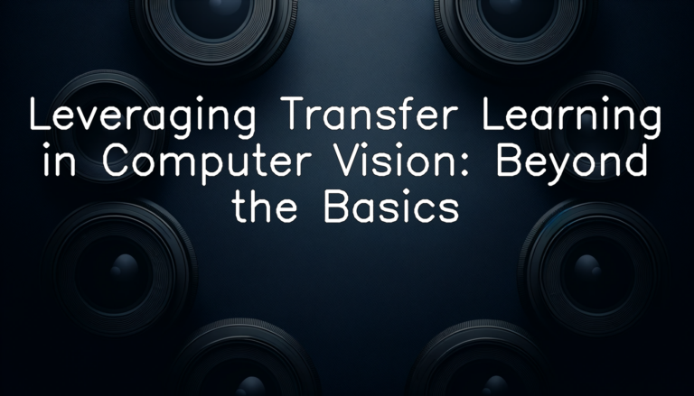 Leveraging Transfer Learning in Computer Vision: Beyond the Basics ... Leveraging Transfer Learning in Computer Vision: Beyond the Basics ...