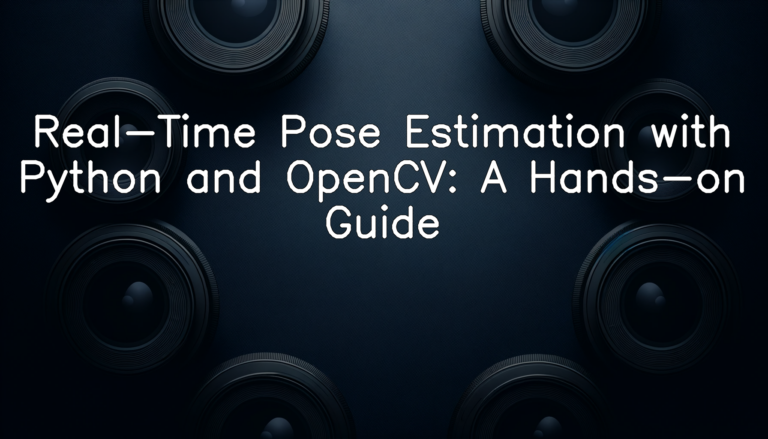Real Time Pose Estimation With Python And Opencv A Hands On Guide Data Rodeo
